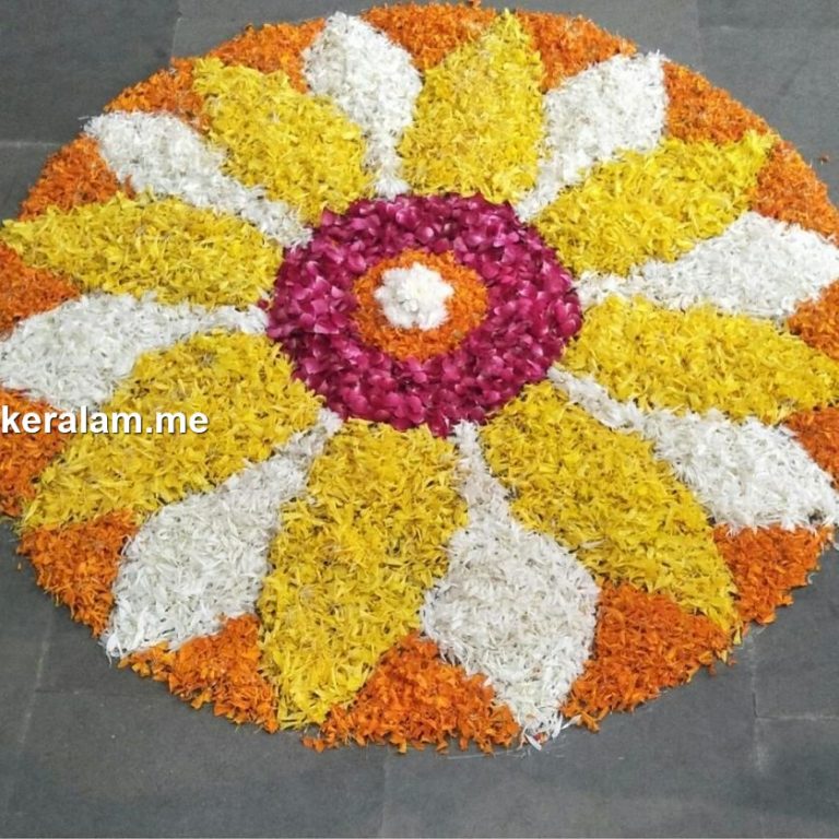 Onam Pookalam Design Gallery - 3 - Keralam, Kerala Tourism, Kerala