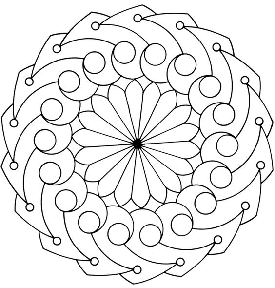 onam pookalam designs outline - 8