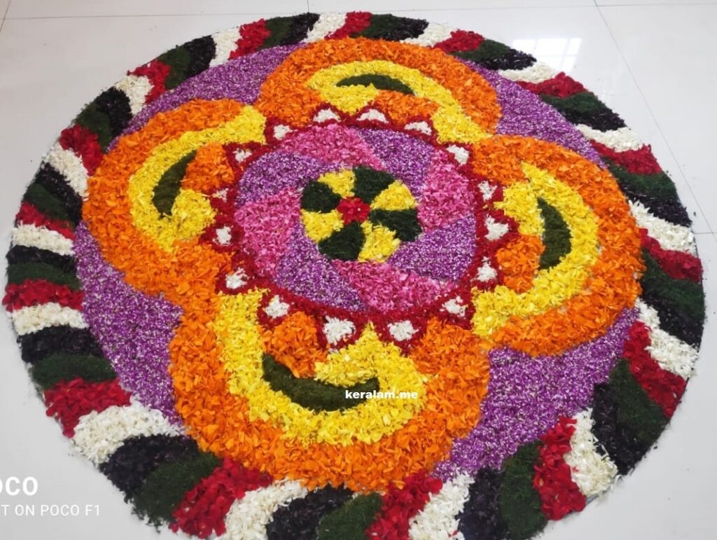 Onam simple pookalam 2022 designs